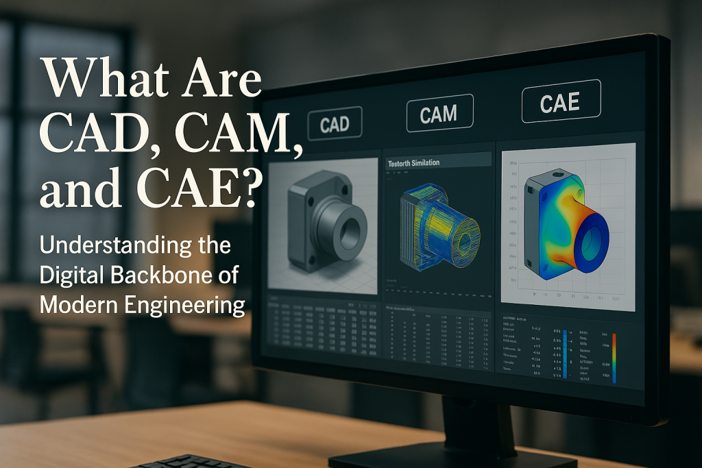 MISTER CAM: What Are CAD, CAM, and CAE? Understanding the Digital ...